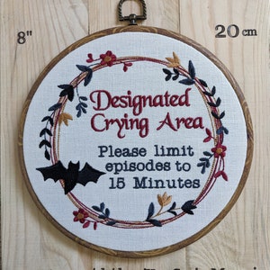 Designated Crying Area, Please Limit Episodes to 15 Minutes. Natural ...