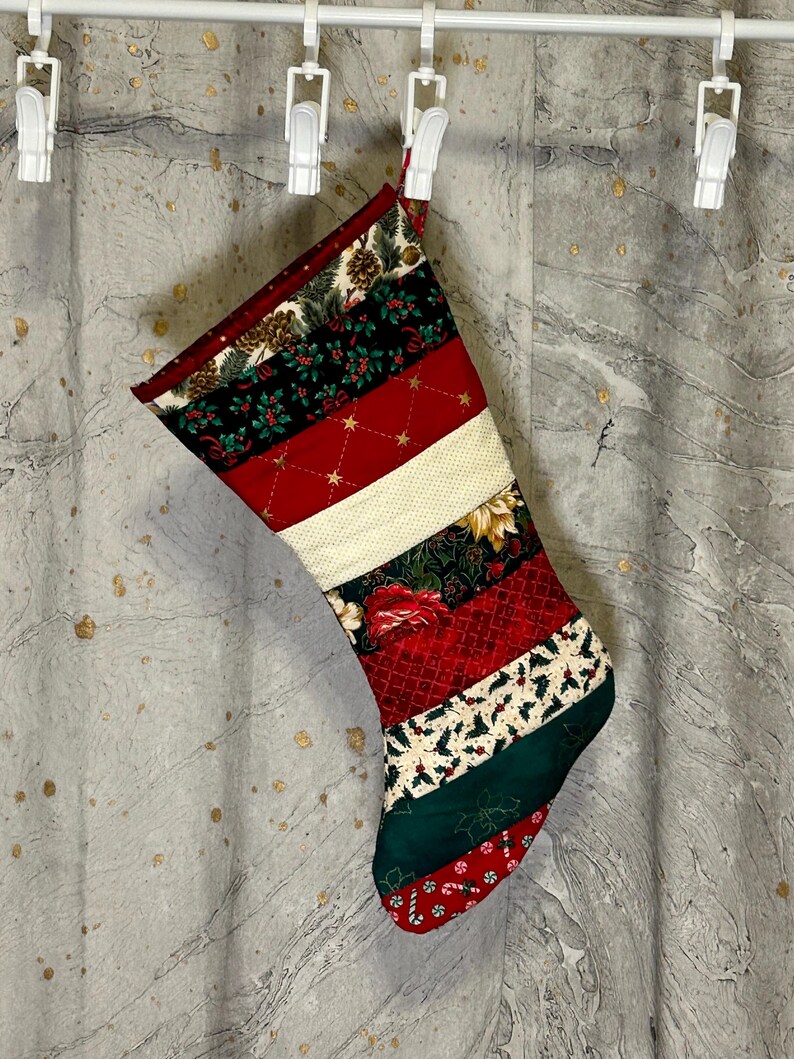 Quilted Christmas Stockings - Etsy