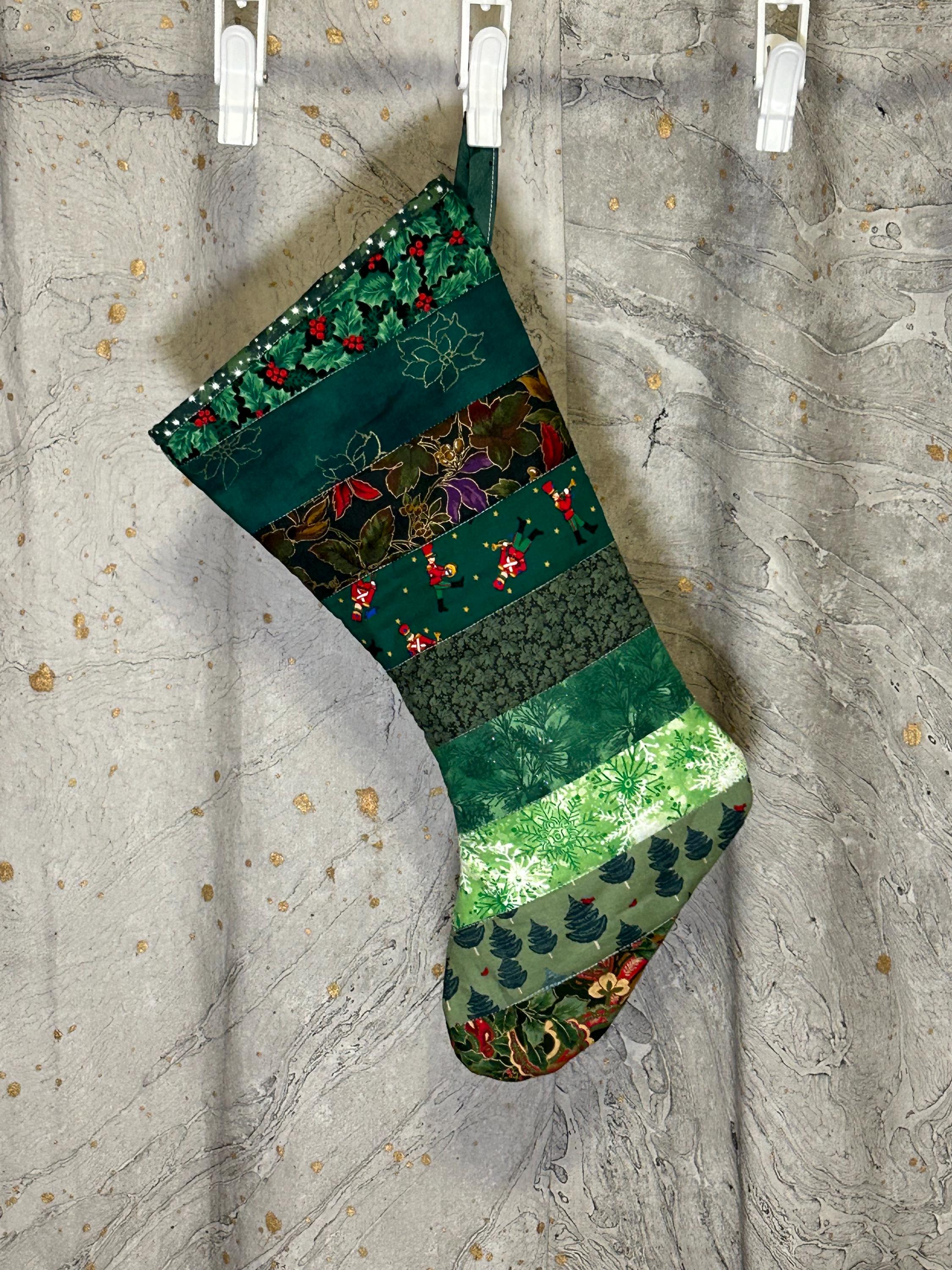 Quilted Christmas Stockings - Etsy