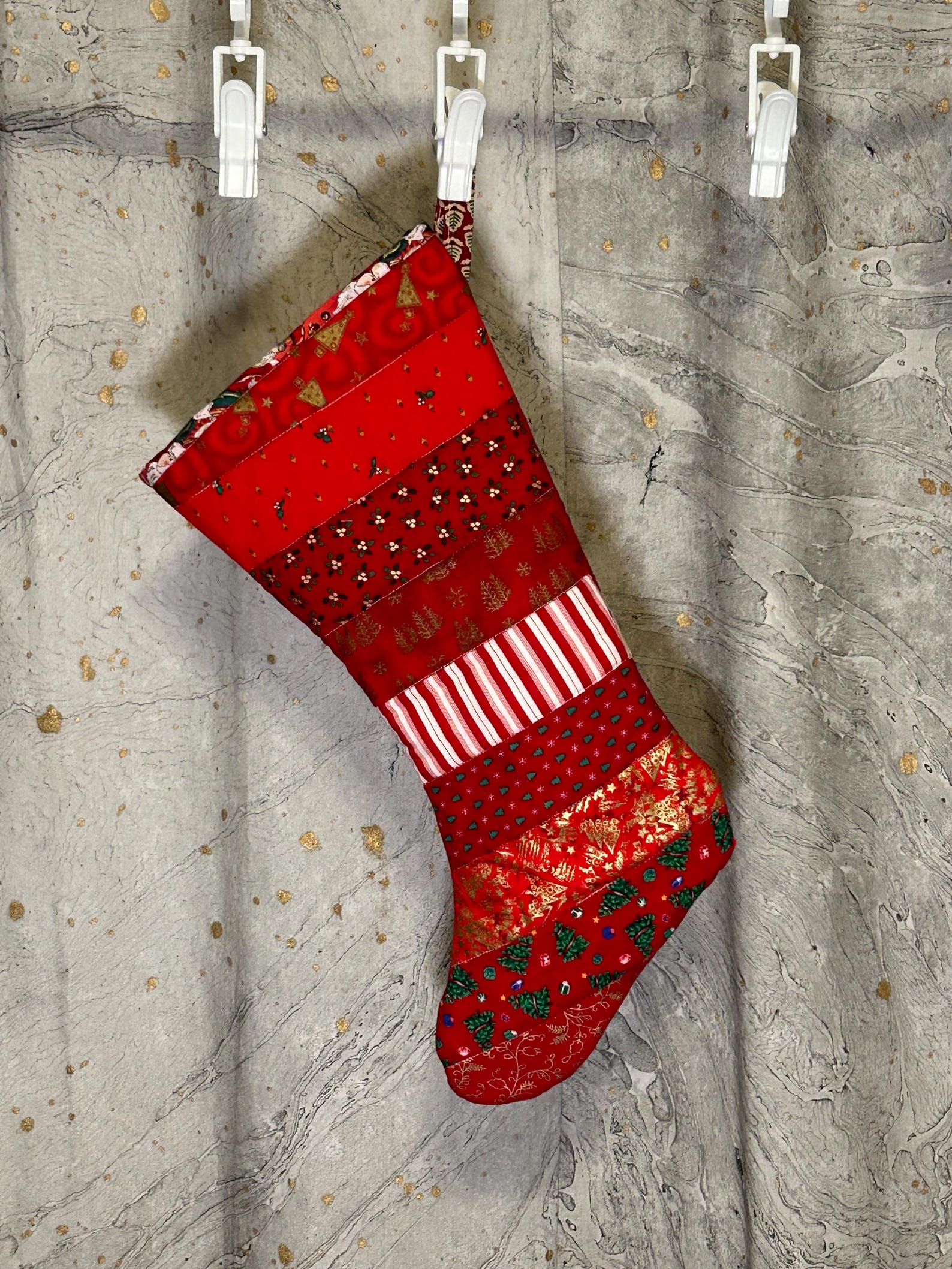 Quilted Christmas Stockings - Etsy