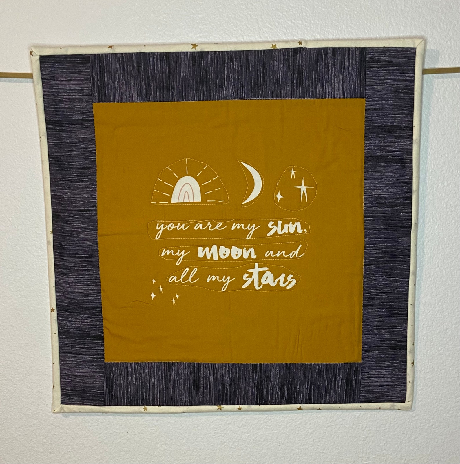 Sun Moon and Stars Wall Hanging - Etsy