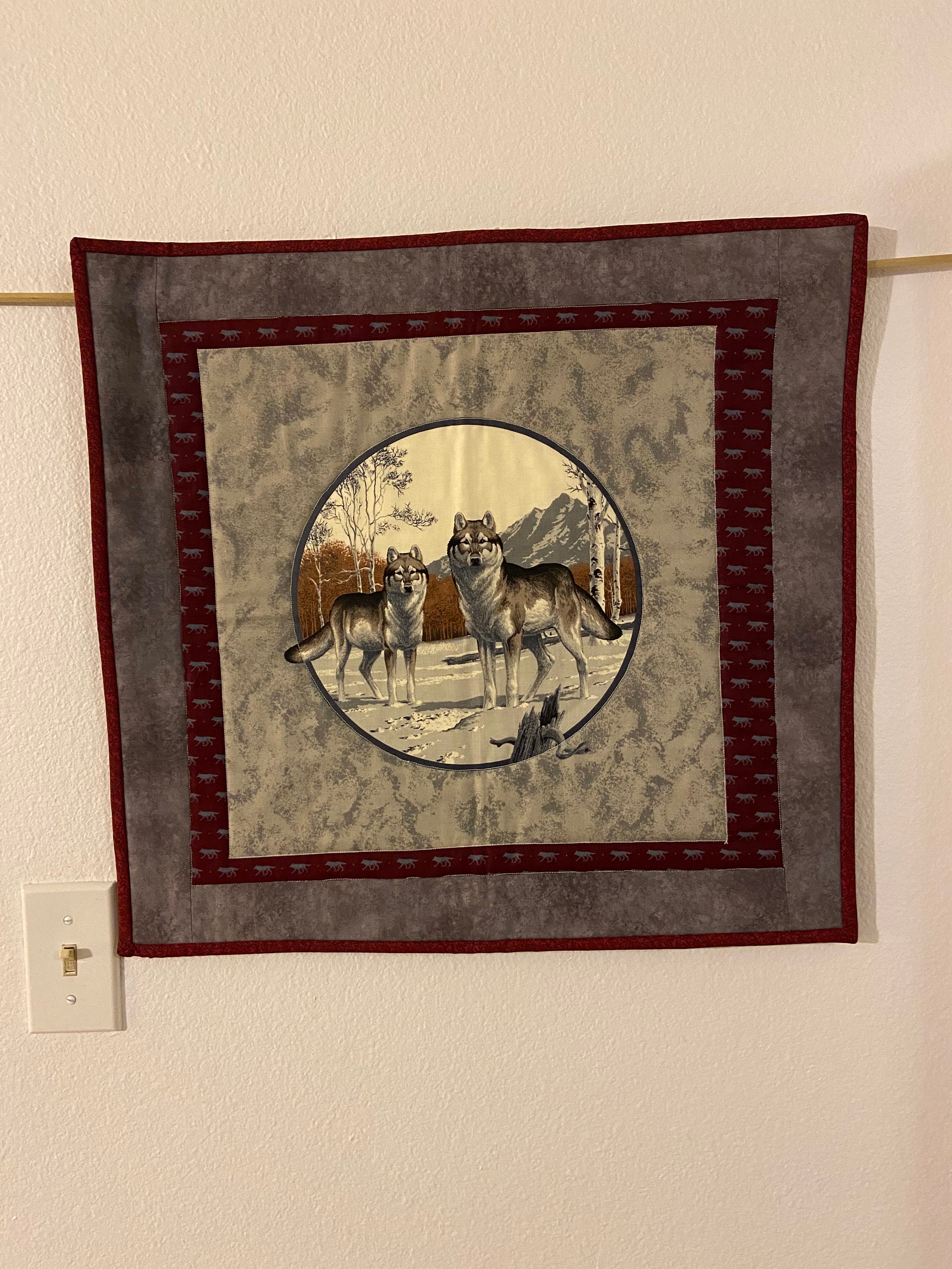 Wolves Wall Hanging - Etsy