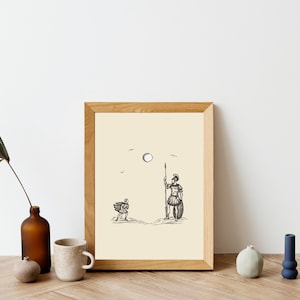 David and Goliath Wall Print Gospel Prints Biblical Image Digital Print ...