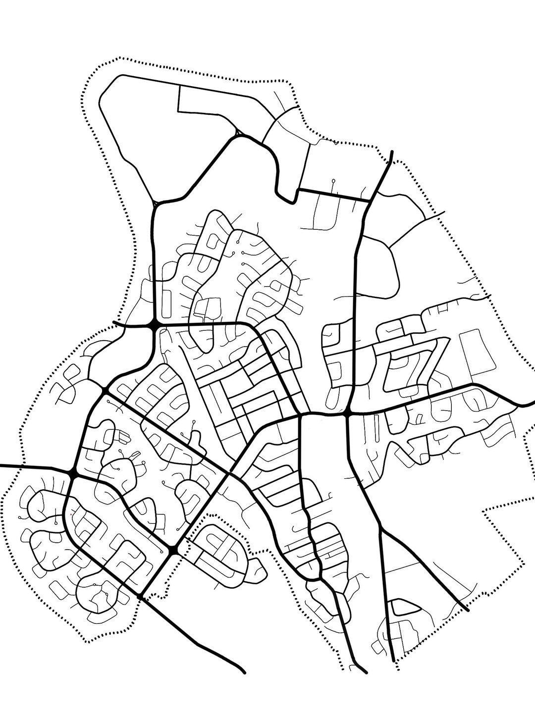 Custom Lined Map - Etsy