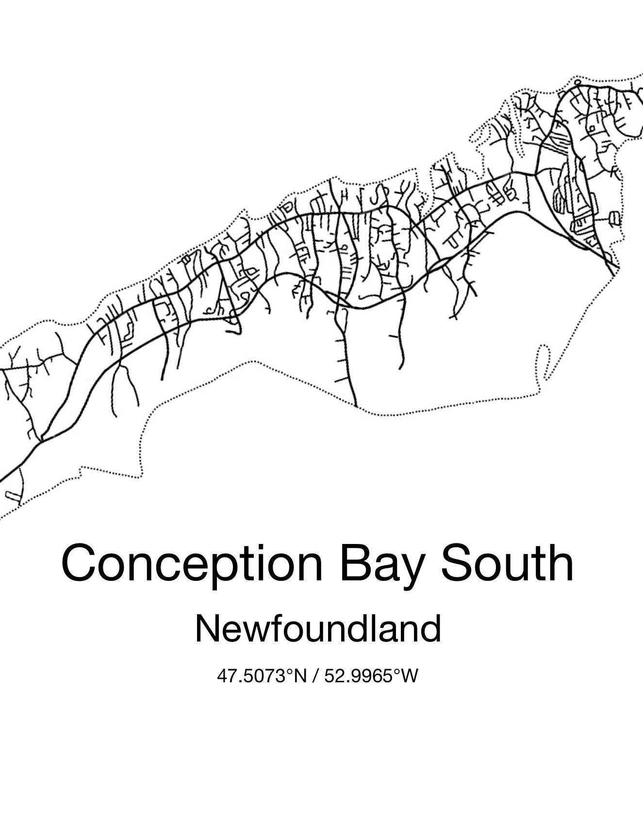 Custom Lined Map - Etsy