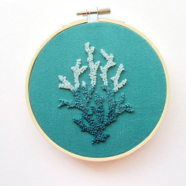 Coral Embroidery - Etsy