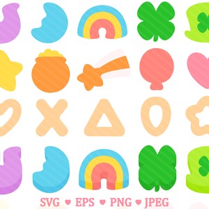 Lucky Marshmallow Cereal PNG Clipart St Patrick's Day - Etsy