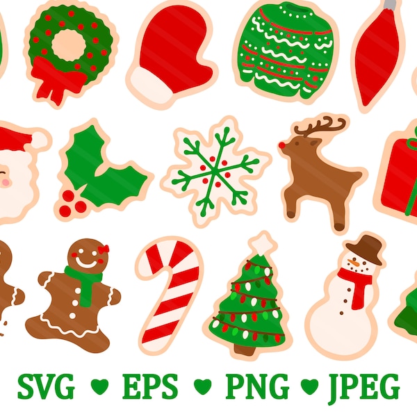 Christmas Cookie Svg - Etsy