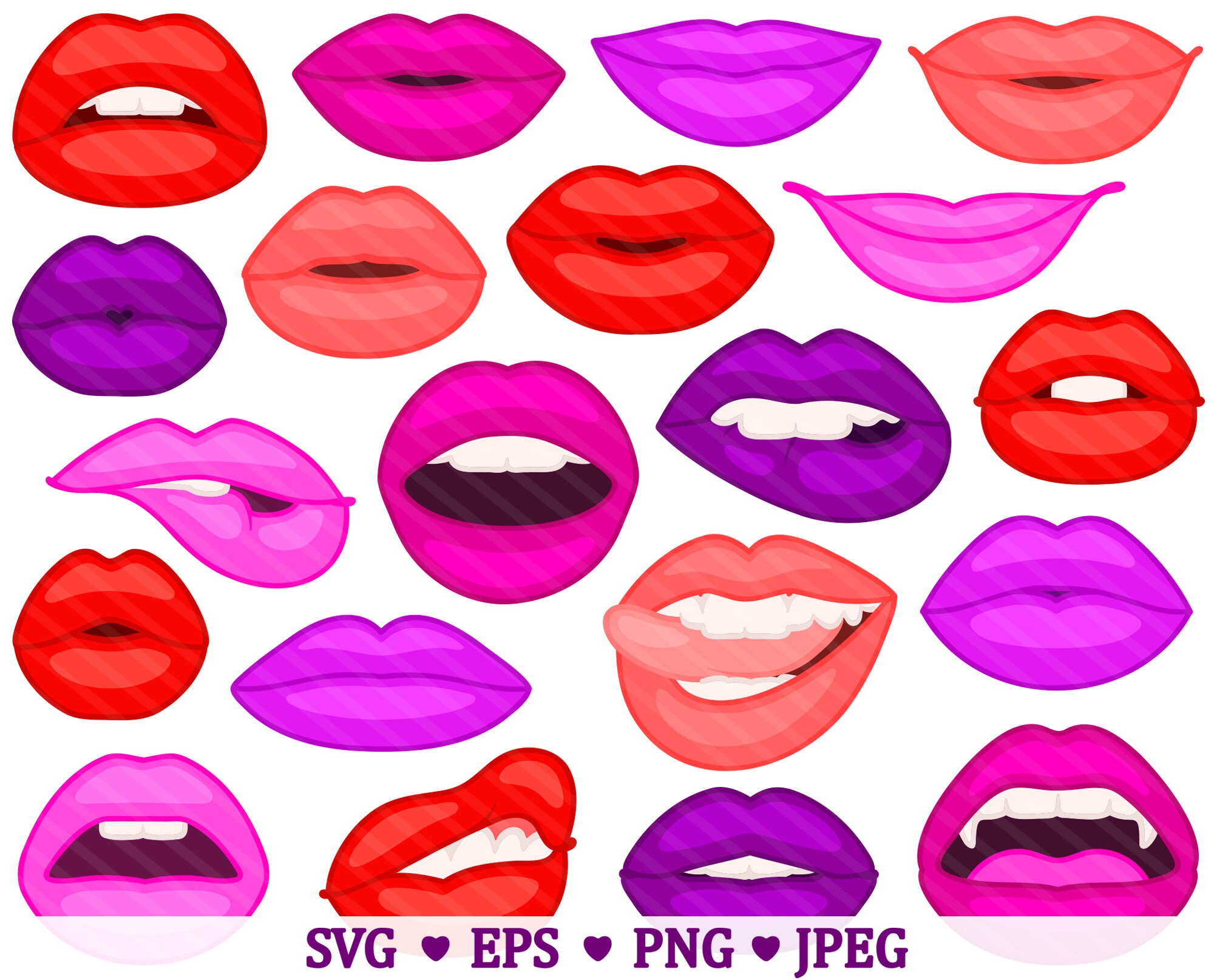 Lipstick Lips Clip Art