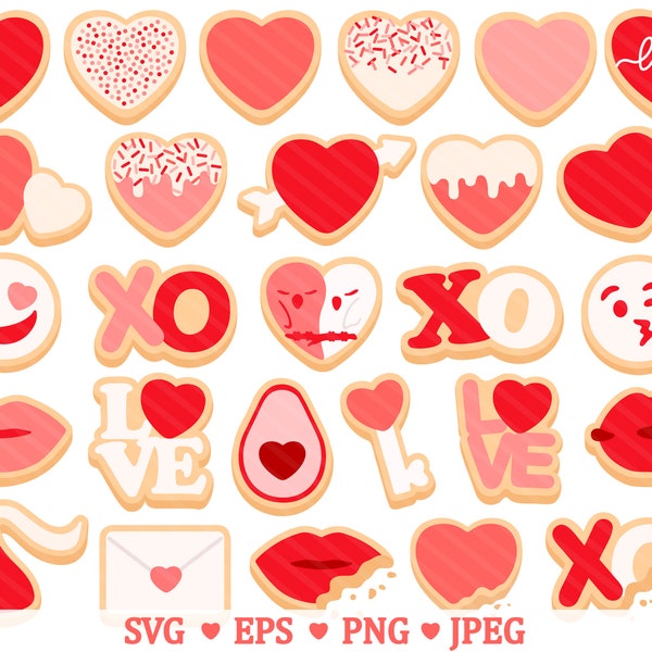 Sugar Cookie Clipart - Etsy