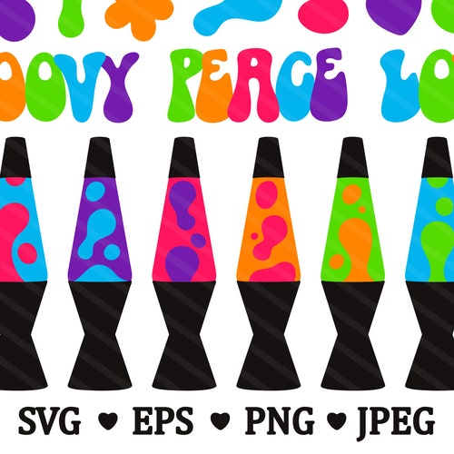 Kawaii Lava Lamp SVG Commercial Use Sticker Design PNG - Etsy