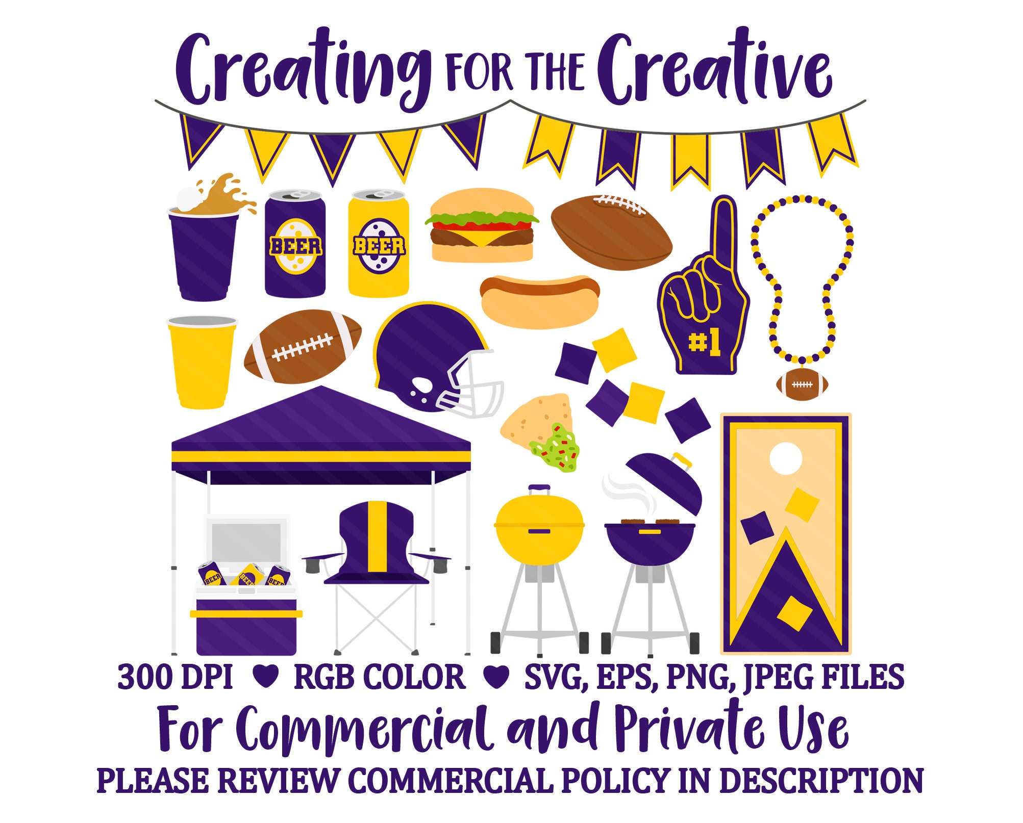 Football Tailgate Party Clipart