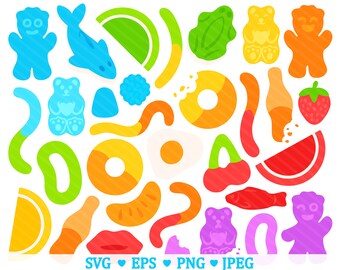 Sour Candy Svg - Etsy UK