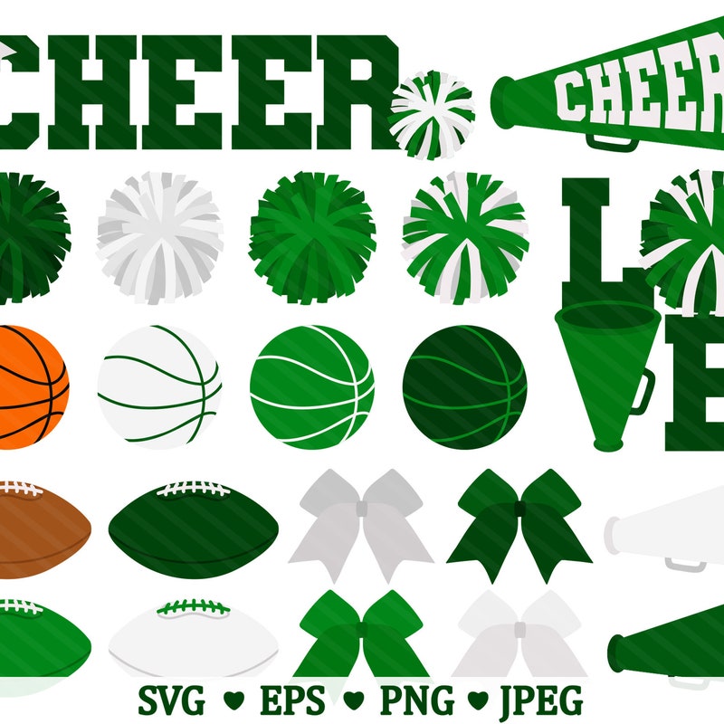 Cheerleader Clip Art - Etsy