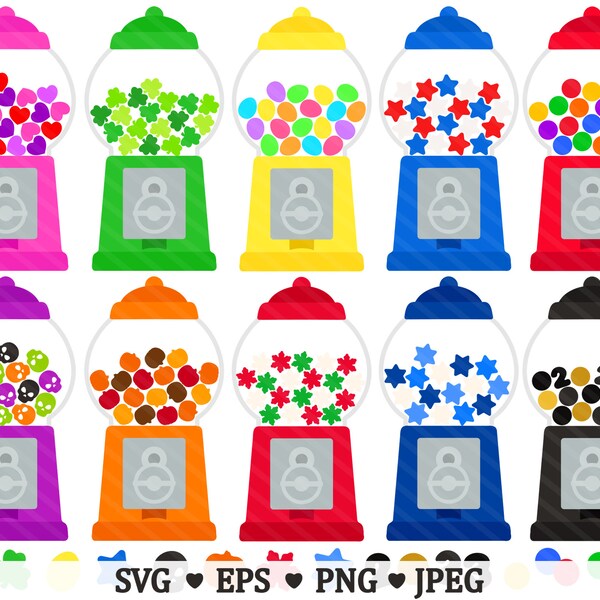 Gumball Machine Svg - Etsy