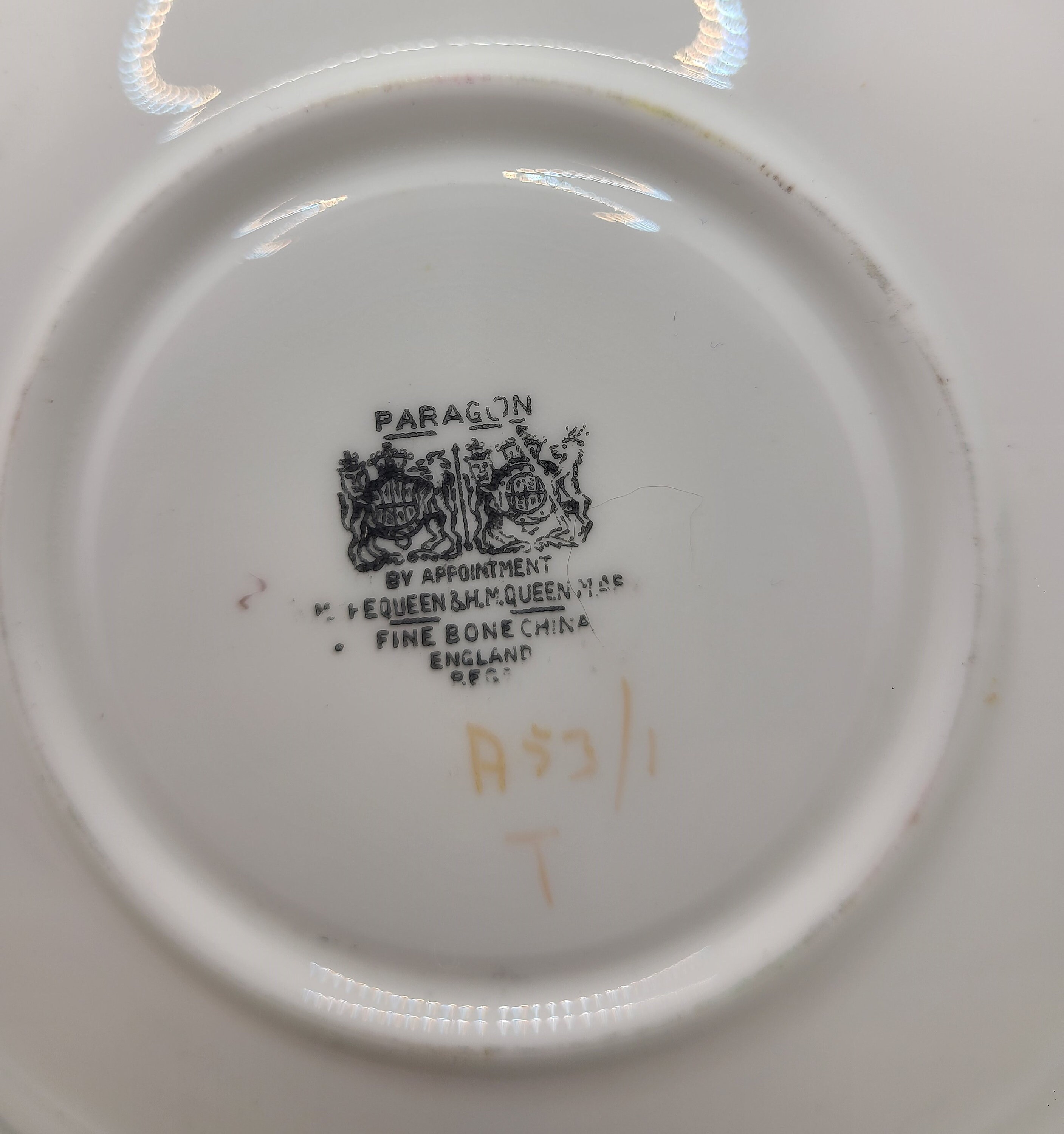 PARAGON, Cup and Saucer, Fine Bone China, Made in England, 1930s - Etsy ...