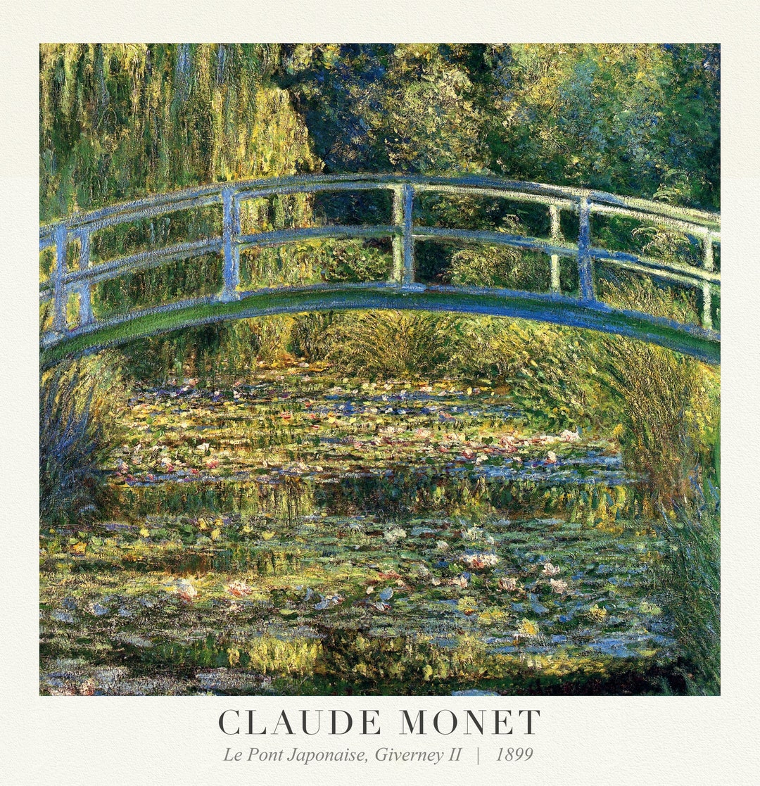 Claude Monet 61, Le Pont Japonaise, Giverney II, 1899, Art Print giclee ...