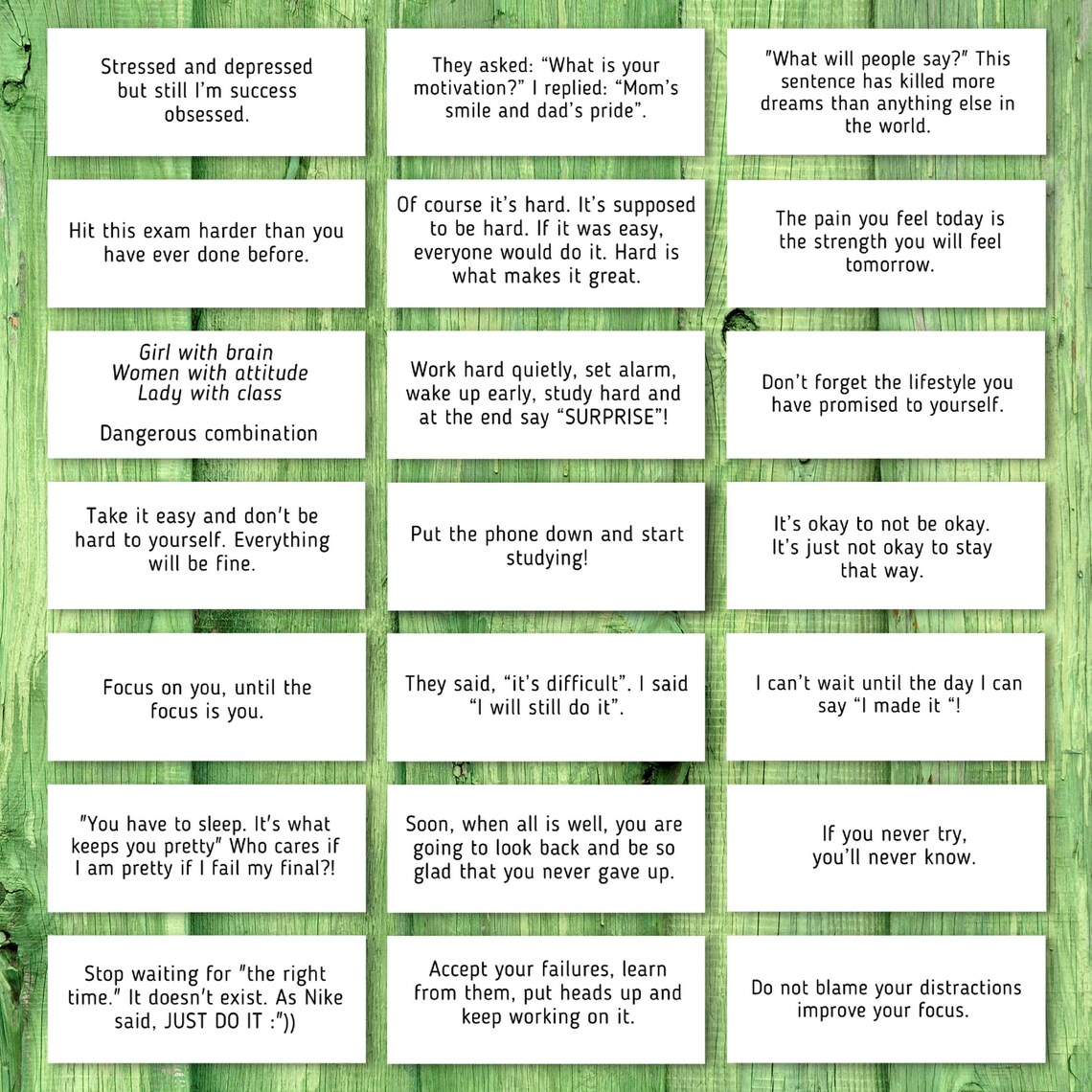 140 Printable Motivational Quotes for Student | Study Motivation ...