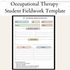 Occupational Therapy Treatment Plan Templates Pediatric OT Treatment ...