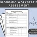 Ergonomic Workstation Assessment Template; Occupational Therapy ...