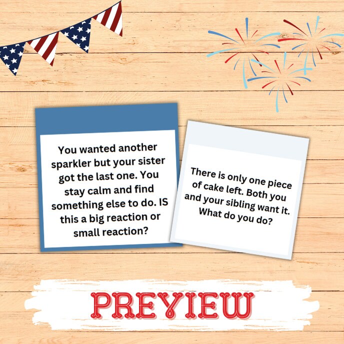 Printable Fourth of July Social Skill Board Game, Social Emotional ...