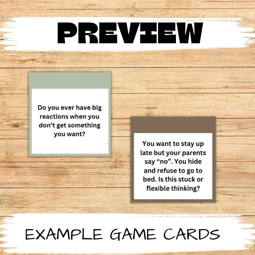 Flexible Thinking Board Game, Flexible Thinking Activity for Kids ...