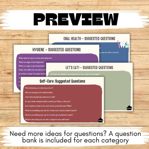 Life Skills Self-care Jeopardy Style Game, Occupational Therapy ADL ...