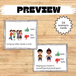 School Safe Vs. Unsafe Sorting Activity, Safety Awareness Activity ...