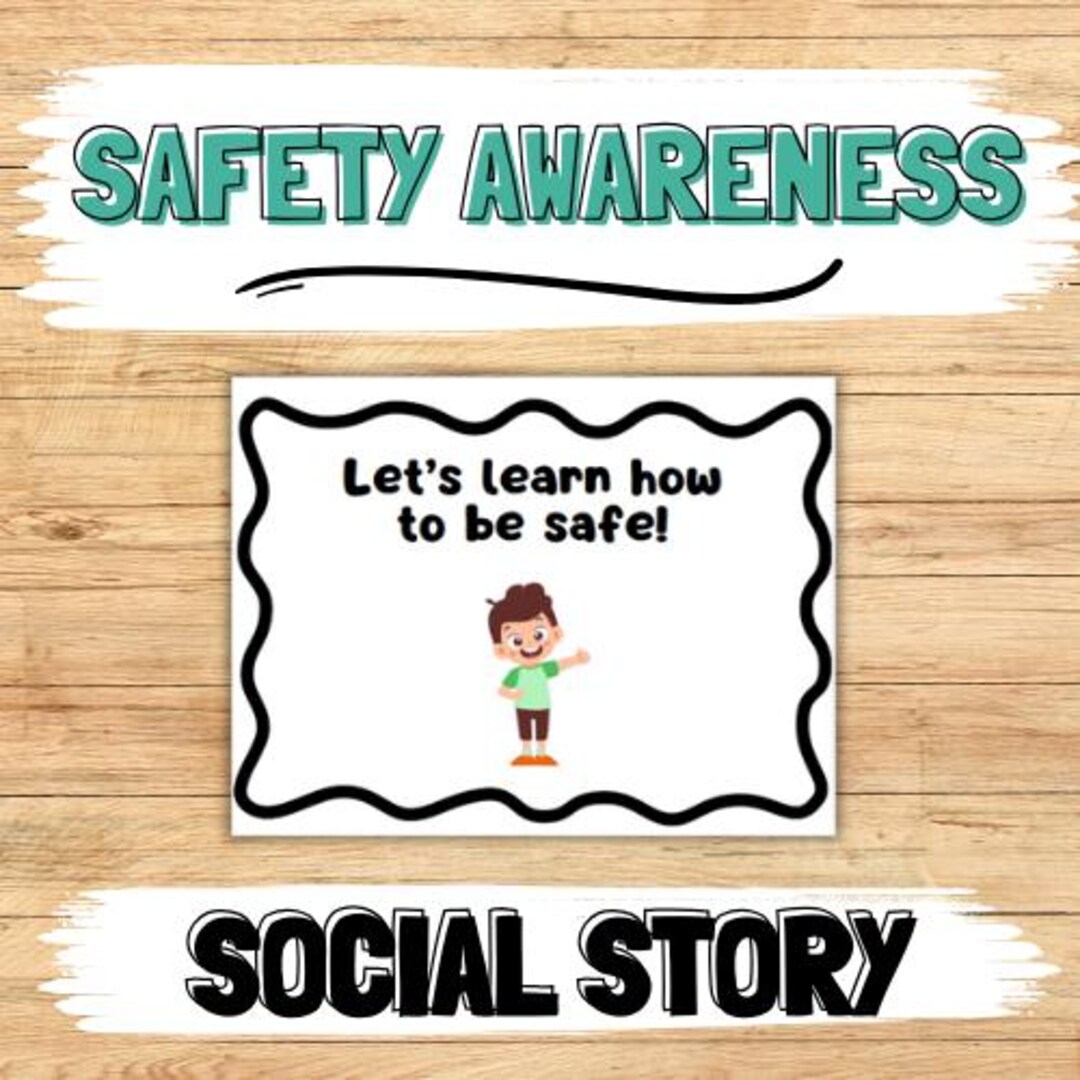 Printable Safety Awareness Social Story, Safety Awareness for Kids ...