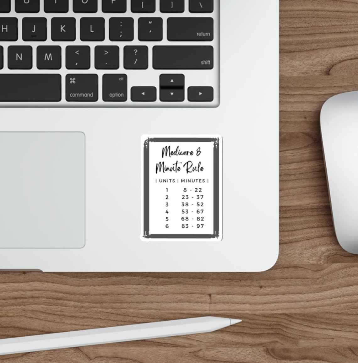 Medicare 8 Minute Rule Sticker, Medicare Sticker, Physical Therapist ...