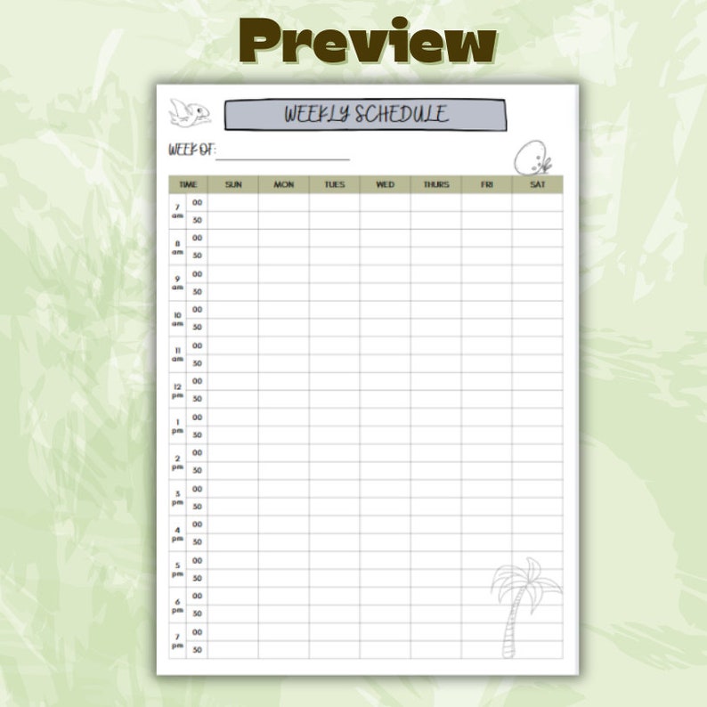 Dinosaur Occupational Therapy Planner & Organizer; Pediatric ...