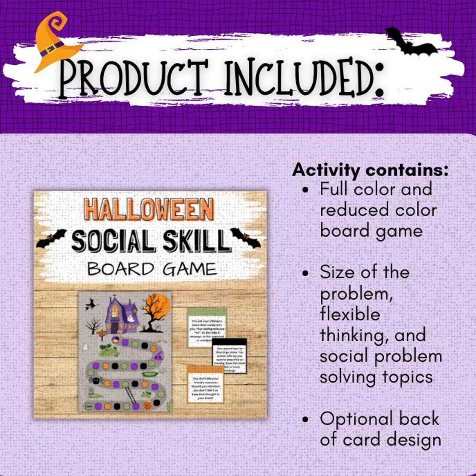 Halloween Social Emotional Learning Activity Bundle, Occupational ...