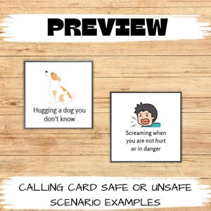 Safe Vs. Unsafe Bingo Game, Safety Awareness for Kids, Safety Awareness ...