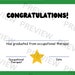 Occupational Therapy Graduation Certificates, Pediatric OT Graduation ...