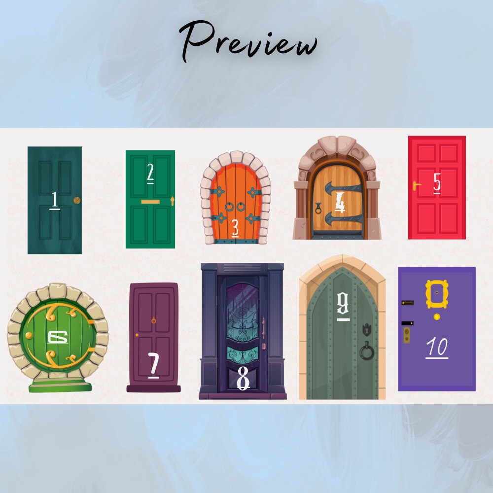 Brain Break Gross Motor Exercise Pick A Door Game Digital Exercise Game ...