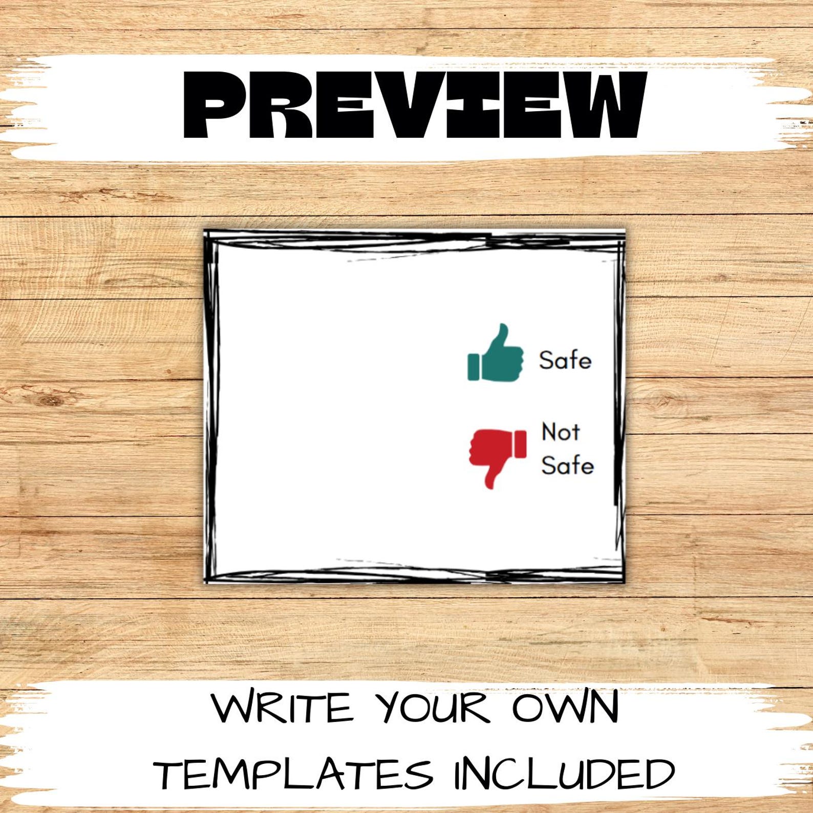 Safe Vs. Unsafe Sorting Activity, Safety Awareness Cards, Safety ...