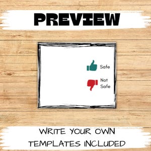 Safe Vs. Unsafe Sorting Activity, Safety Awareness Cards, Safety ...