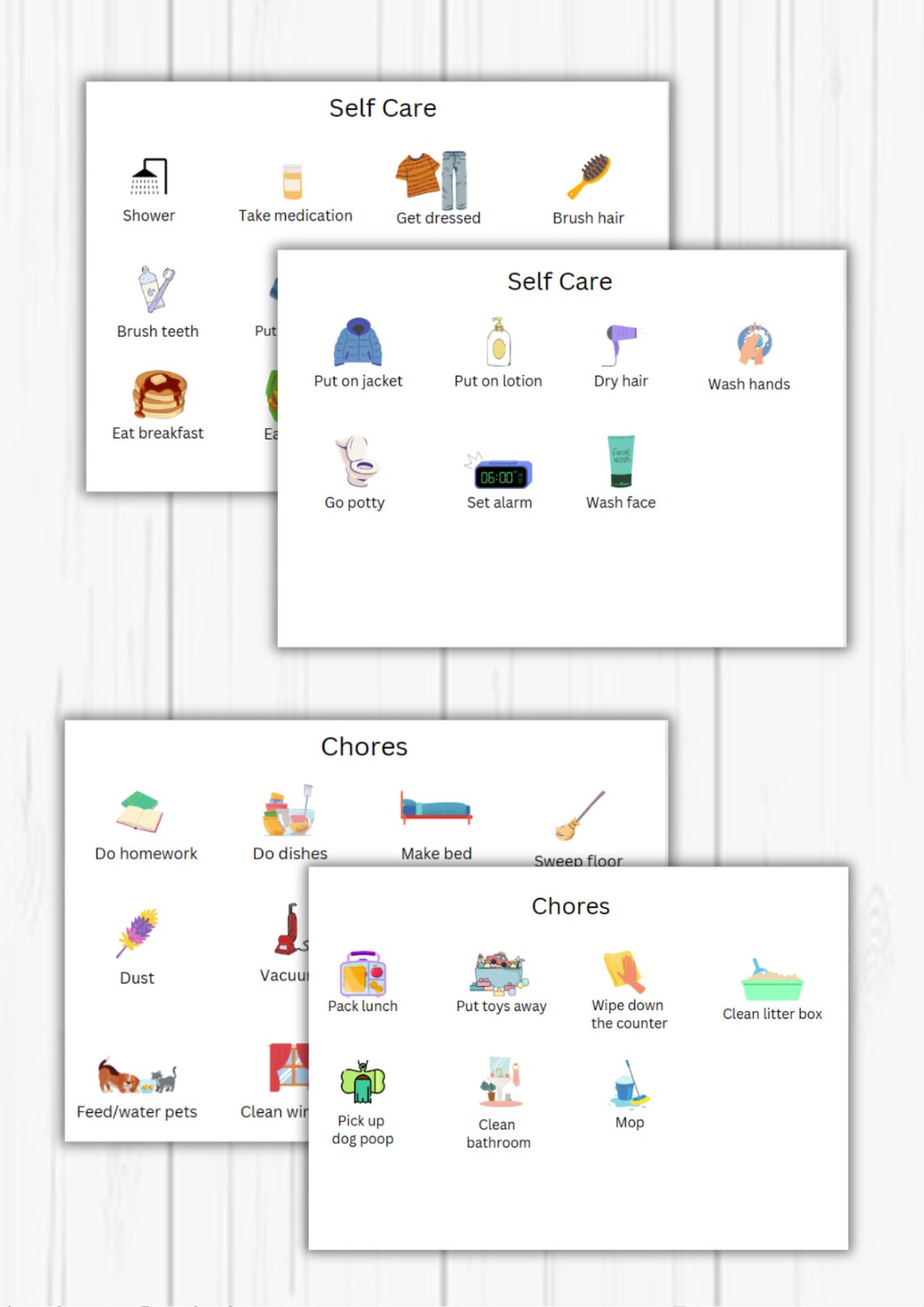To Do/done Chart Visual Schedule - Etsy
