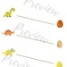 Dinosaur Pre-writing Line Worksheets; Dinosaur Fine Motor Activities - Etsy