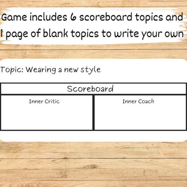 Inner Coach / Inner Critic Battle Game - Kid's Counseling Game, SEL ...