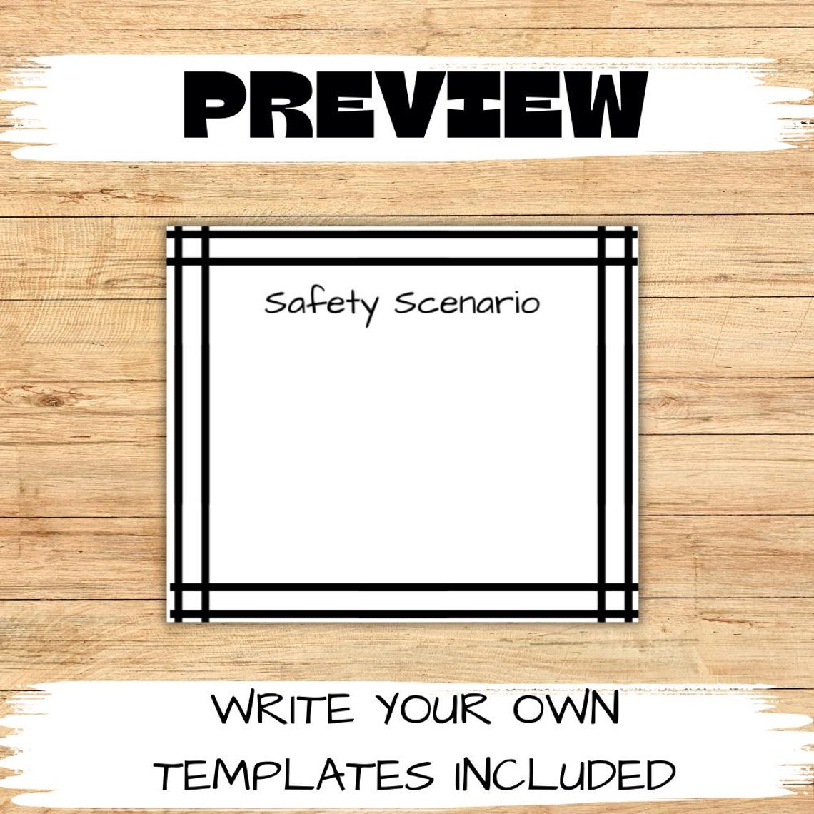 Safe Vs. Unsafe Memory Match Game, Safety Awareness for Kids, Safety ...