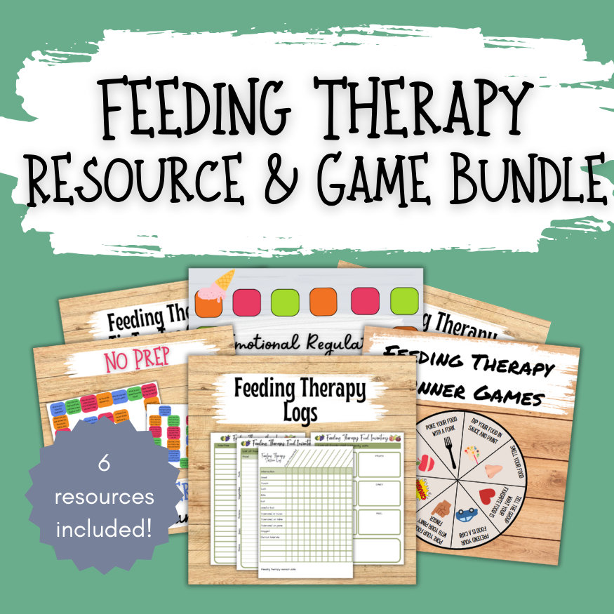 Feeding Therapy Resource and Activity Bundle, Feeding Therapy ...