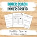 Inner Coach Vs. Inner Critic Activity Bundle - Etsy