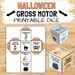Halloween Gross Motor Dice Activity, Halloween Printable Exercise Game ...