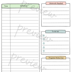 Occupational Therapy Planner & Organizer; Pediatric Occupational ...