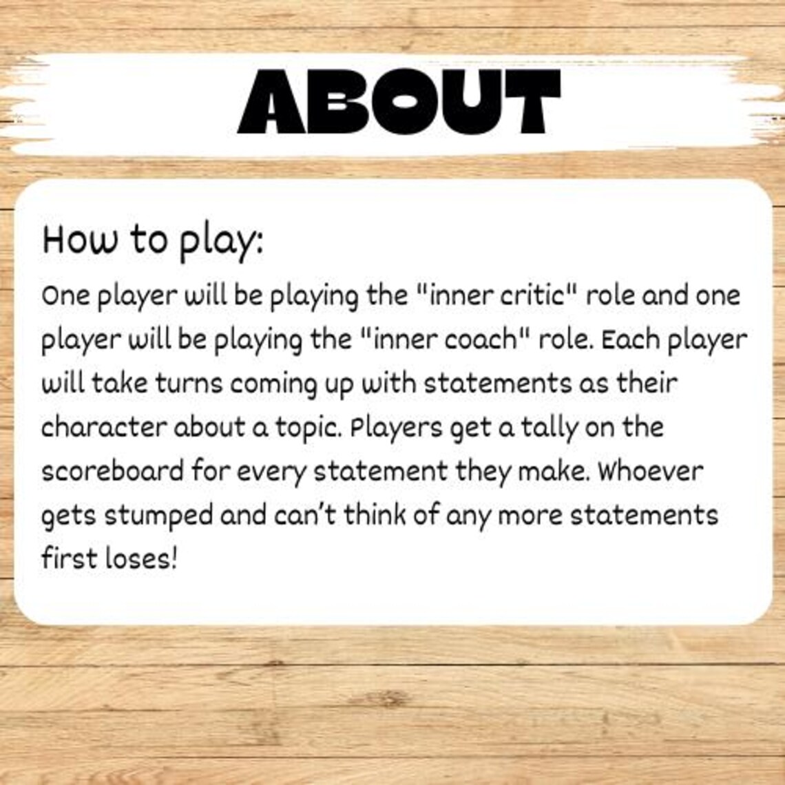 Inner Coach / Inner Critic Battle Game - Kid's Counseling Game, SEL ...