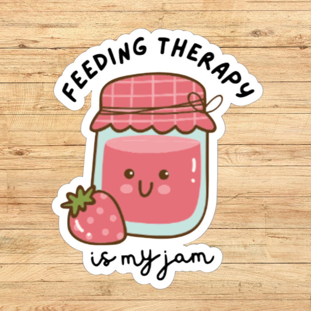Feeding Therapy Sticker, Feeding Therapist Sticker, Speech Therapist ...