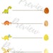 Dinosaur Pre-writing Line Worksheets; Dinosaur Fine Motor Activities - Etsy
