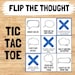 Printable Self-esteem Game, Flip the Thought Counseling Game, Self ...