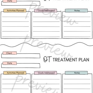 Occupational Therapy Planner & Organizer; Pediatric Occupational ...